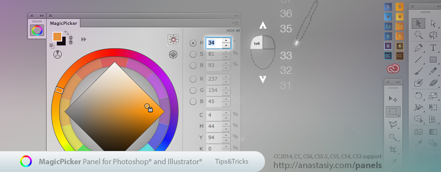 Tip 32 Click And Drag To Change HSB RGB CMYK Values Anastasiy s Blog